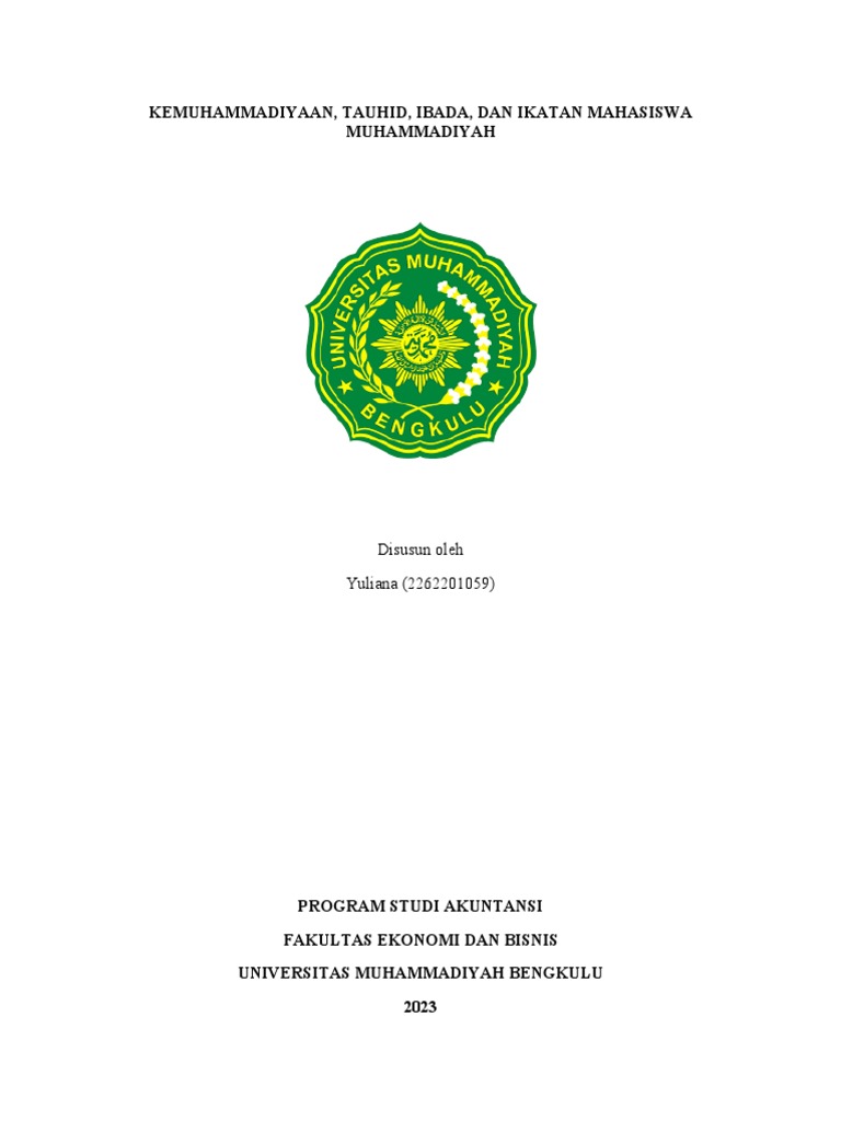 Sejarah dan Tujuan Ikatan Mahasiswa Muhammadiyah | PDF