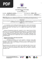 COT FOR TEACHER 1 3 SAMPLE WITH ANNOTATIONS Final | PDF | Learning | Pedagogy