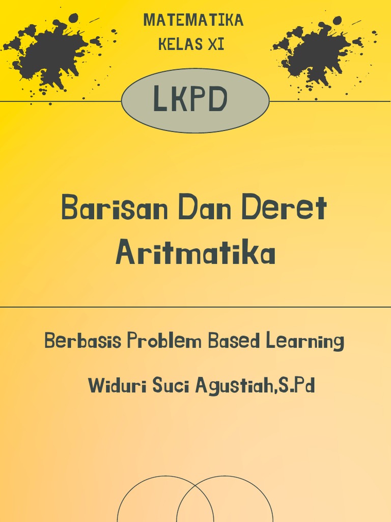 LKPD Barisan Dan Deret | PDF