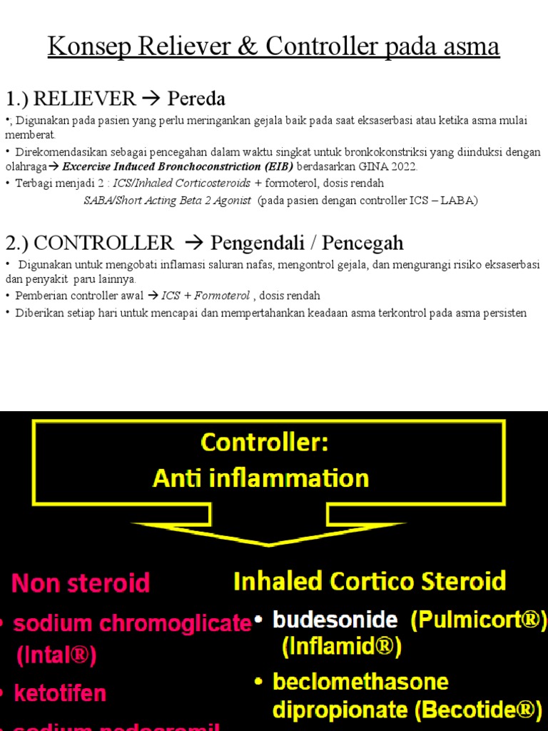 Konsep Reliever & Controller Pada Asma | PDF