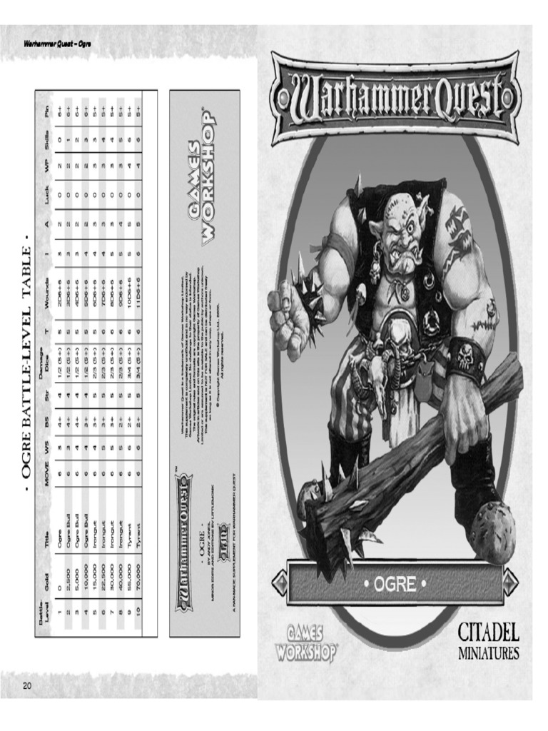 Ogre LM (Rev C) Booklet | Download Free PDF | Fantasy