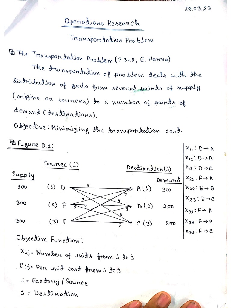 Operation Research Class Lecture Note | PDF Operation Research Class Lecture Note | PDF