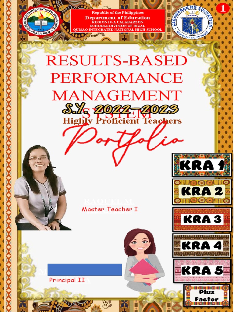 Completed RPMS Portfolio For HPT | PDF | Mentorship | Learning