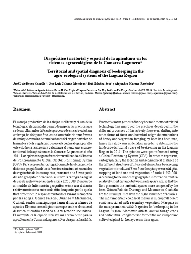 Diagnóstico de La Apicultura en La Comarca Lagunera | PDF | La cría de ... Diagnóstico de La Apicultura en La Comarca Lagunera | PDF | La cría de ...