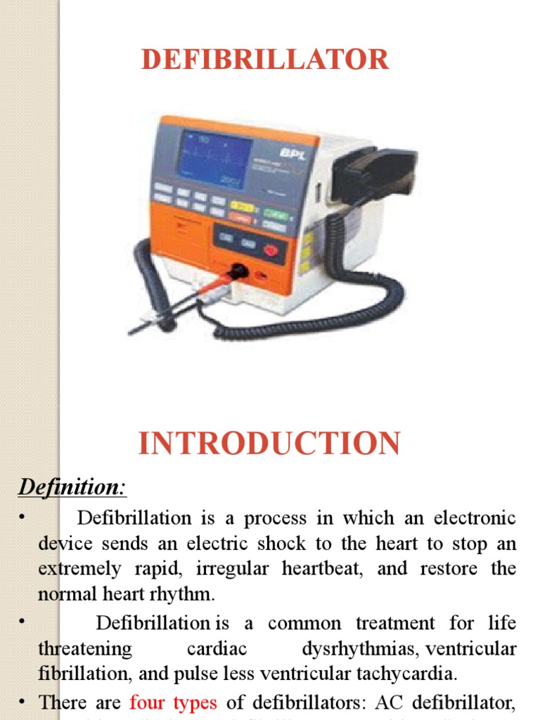 Defibrillator | Download Free PDF | Artificial Cardiac Pacemaker ...