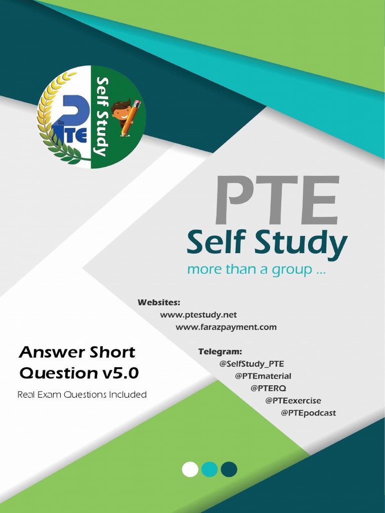 PTE Self Study - Answer Short Question v5.0 | PDF