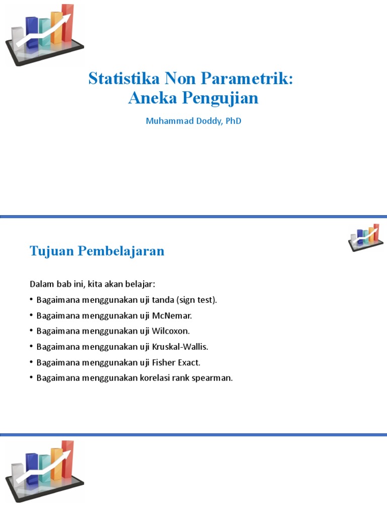 Statistika Non Parametrik - Aneka Pengujian | PDF