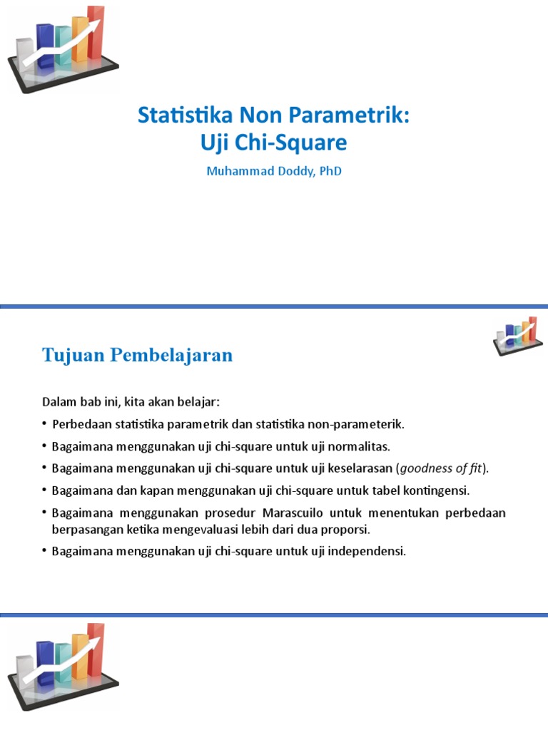 Statistika Non Parametrik - Uji Chi-Square | PDF