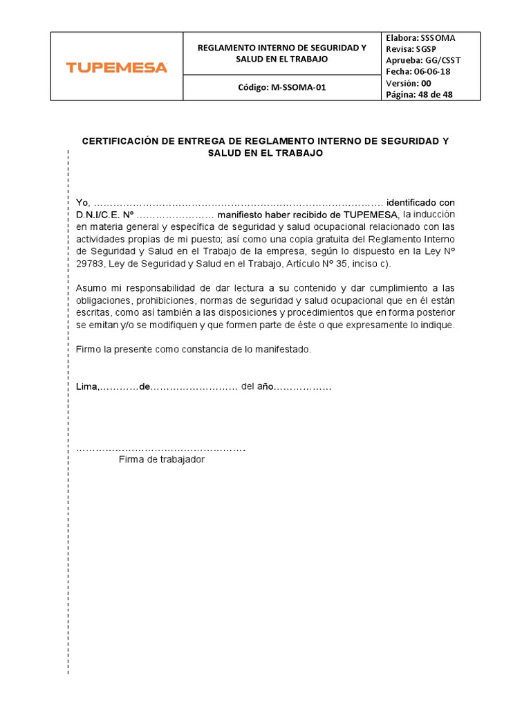 Cargo Risst Tupemesa | PDF