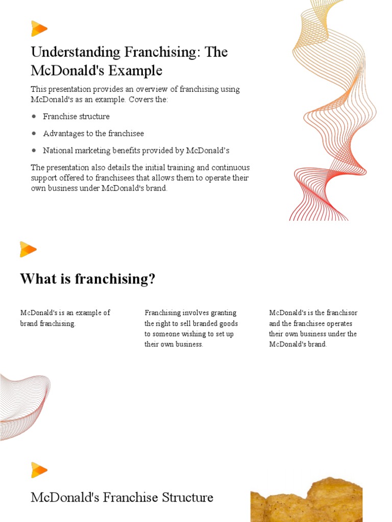 Understanding Franchising - The McDonald's Example | PDF | Franchising | Mc Donald's