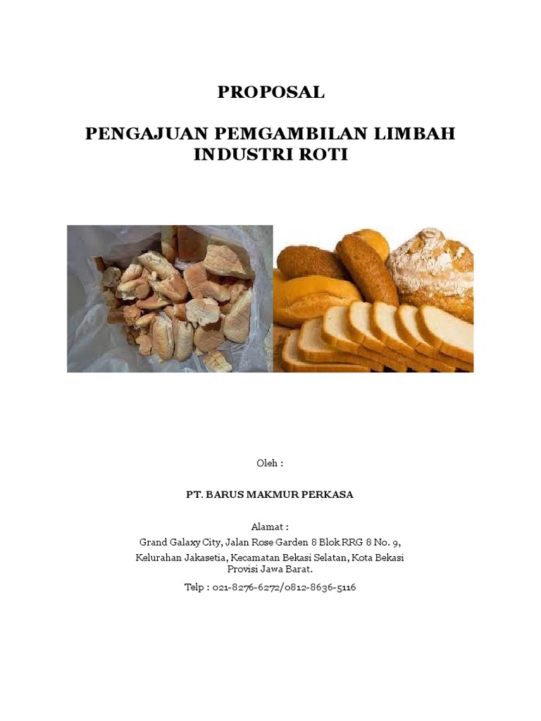 Proposal Roti | PDF | Teknologi & Rekayasa