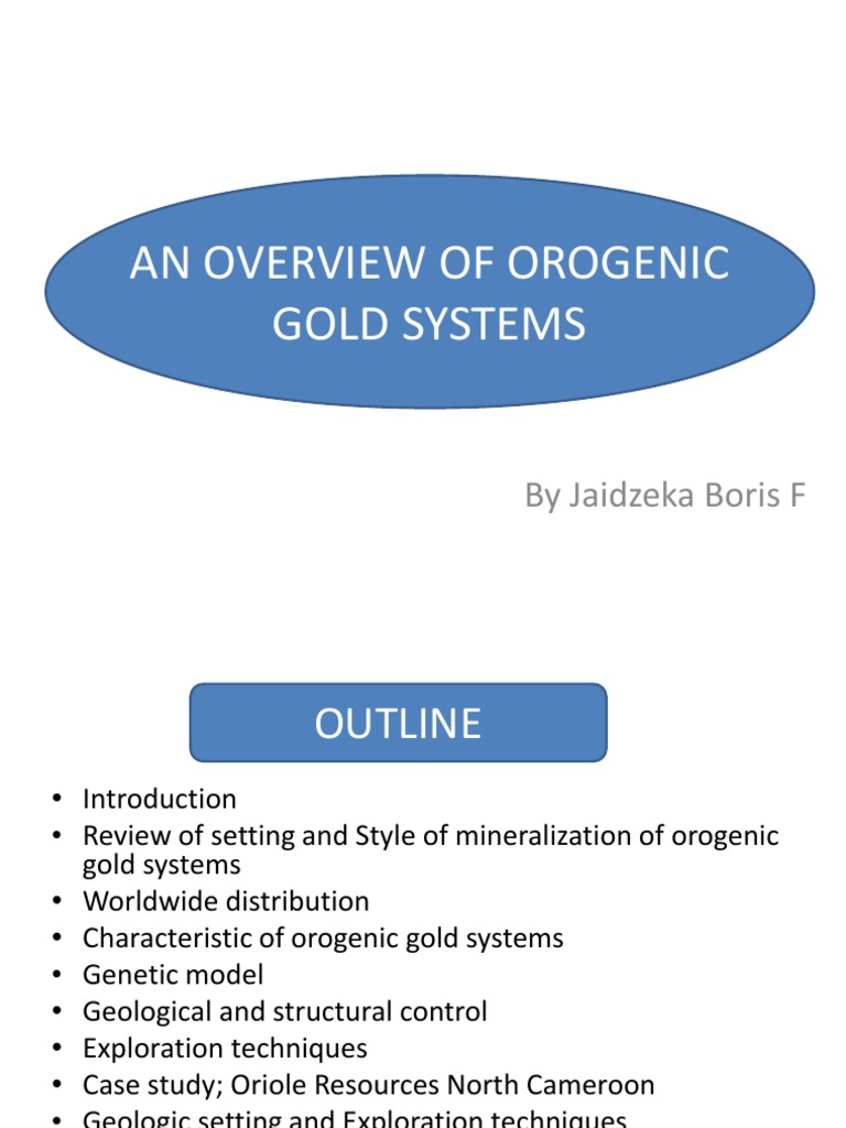 Orogenic Gold Presentation | PDF | Structural Geology | Earth Sciences