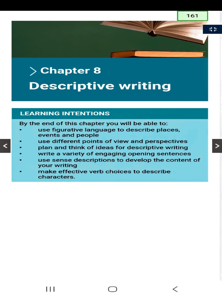 Mastering Descriptive Writing Skills | PDF | Narration | Metaphor
