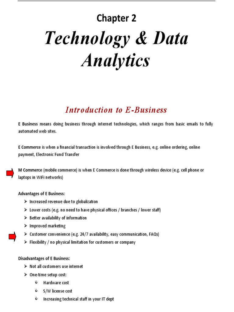 2-Chp 2 - Technology & Data Analytics | PDF | Electronic Business | Cloud Computing