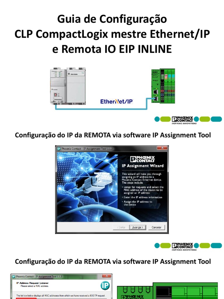 Guia de Configuracao ETHERNET - IP CompactLogix - BK - EIP | Download grátis PDF | Rede de ...