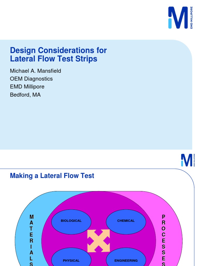 Design Considerations For Lateral Flow Test Strips | PDF | Materials ...
