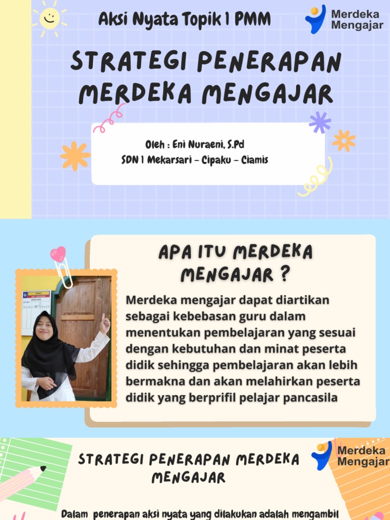 Aksi Nyata PMM Topik 1 Eni Nuraeni | PDF