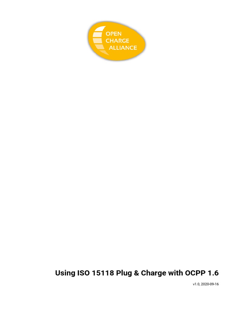 Ocpp 1 6 ISO 15118 v10 | PDF | Computing