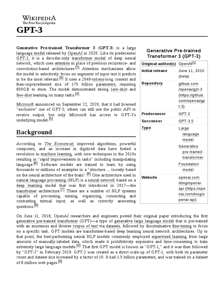 GPT 3 | PDF | Intelligence | Computing