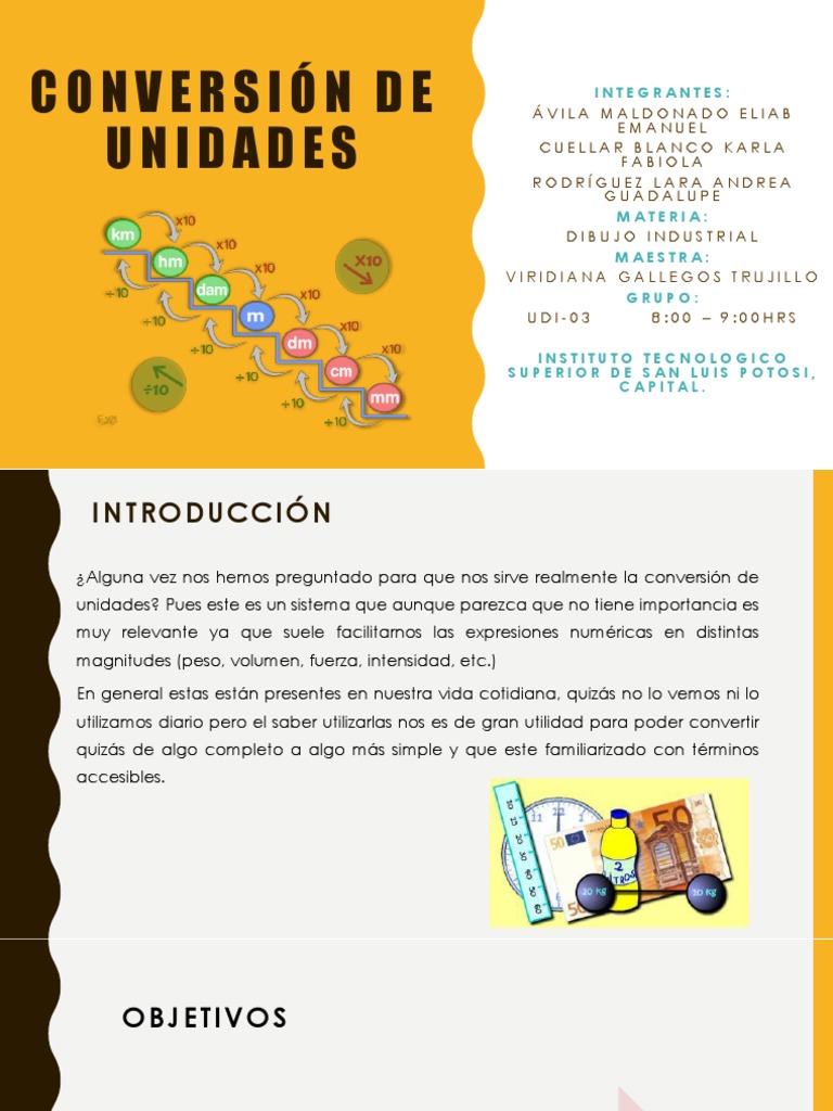 Conversión de Unidades | PDF | Sistema Internacional de Unidades | Science