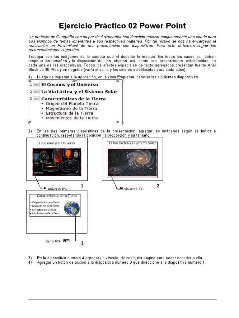 Ejercicio2 Powerpoint | PDF | Métodos y materiales de enseñanza