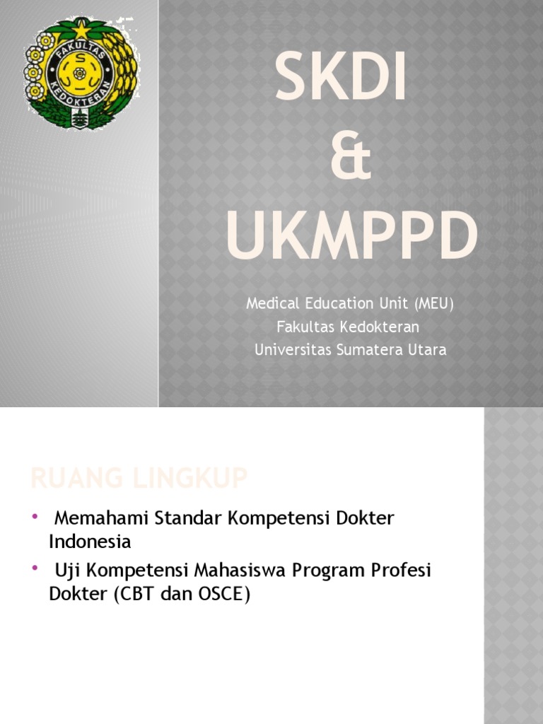 Standar Kompetensi Dokter Indonesia | PDF