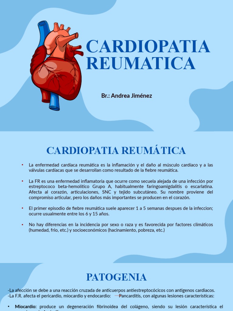 Cardiopatia Reumatica | PDF | Inmunología | Ciencias de la Salud