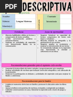 Ficha Descriptiva Del Grupo y Alumnos Con Rezago en Blanco 2021-2022 | PDF | Educación primaria ...