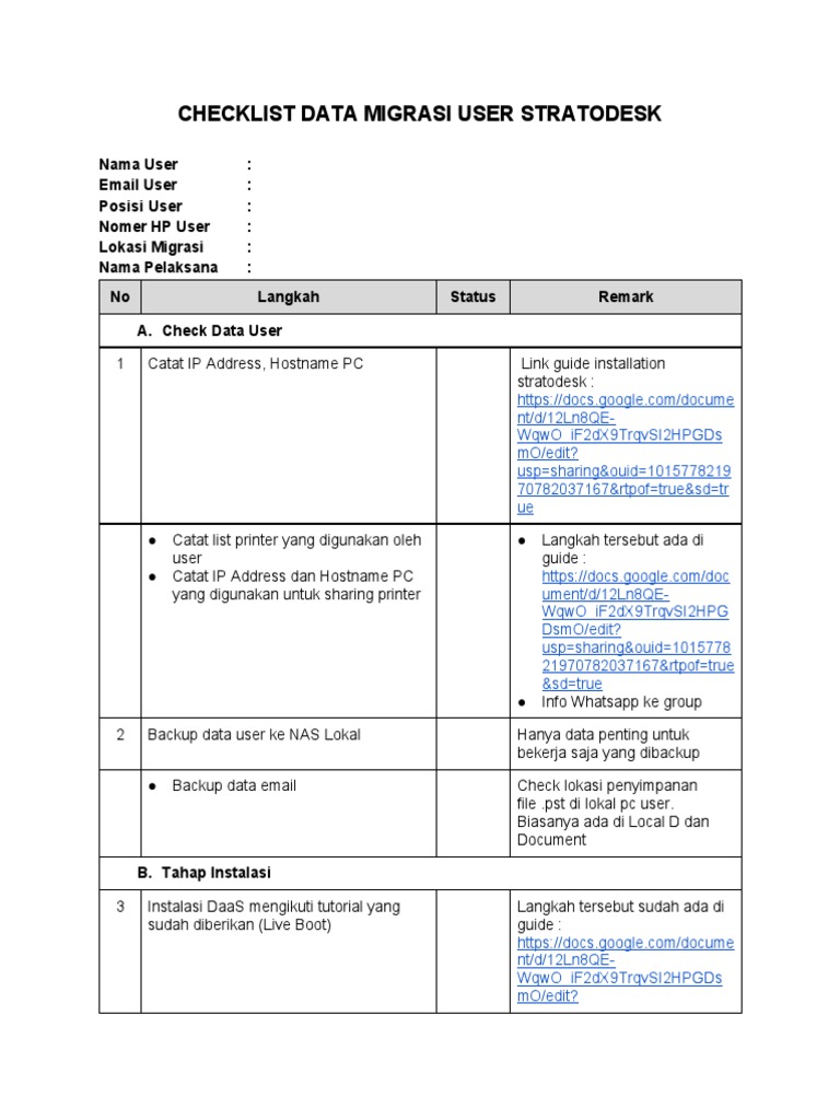 UAT PoC DaaS APL Migration | PDF