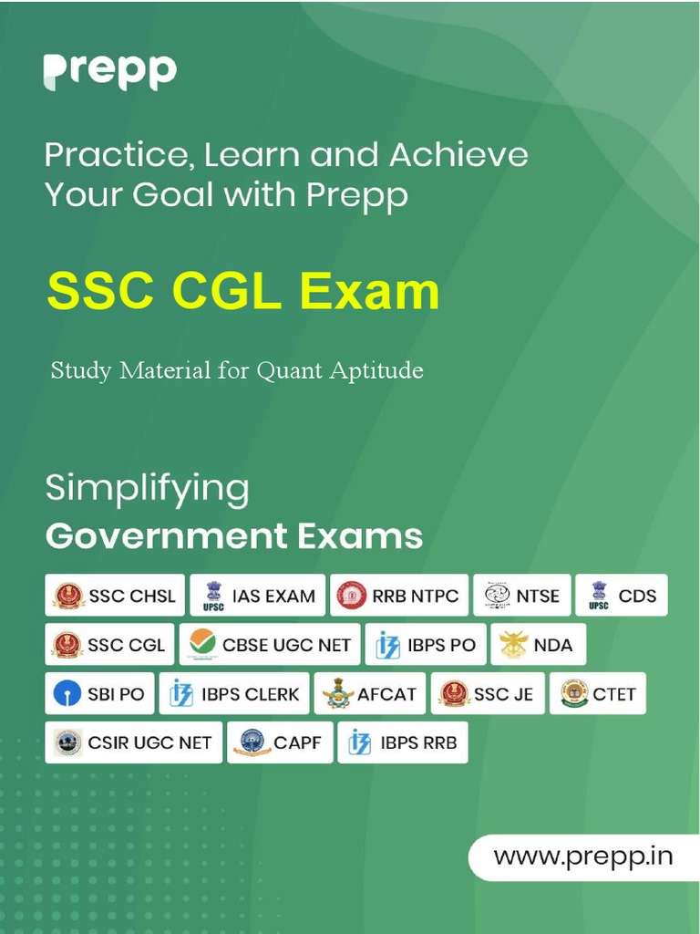 Number System SSC CGL | PDF | Decimal | Numbers