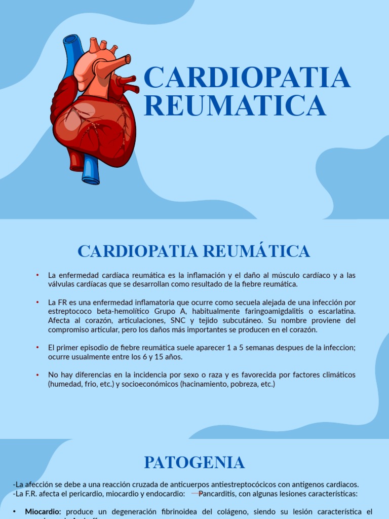 Cardiopatia Reumatica | PDF | Enfermedades y trastornos ...