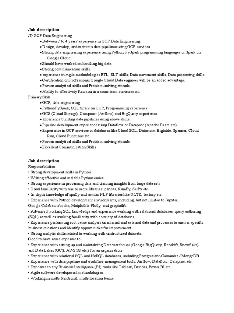 Gcp Cloud Pdf Apache Spark Cloud Computing