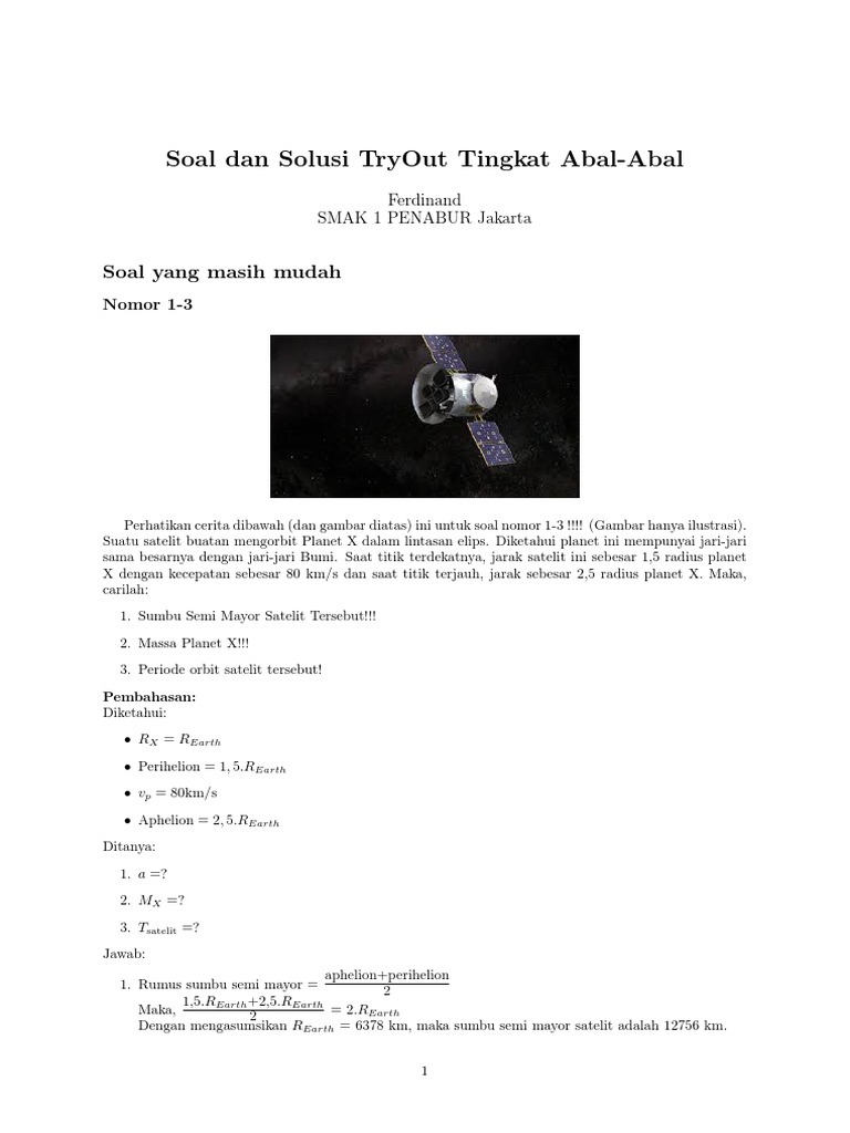 Soal-Solusi TryOut Abal-Abal | PDF