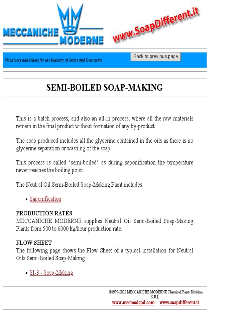 Semi-Boiled Saponification | PDF