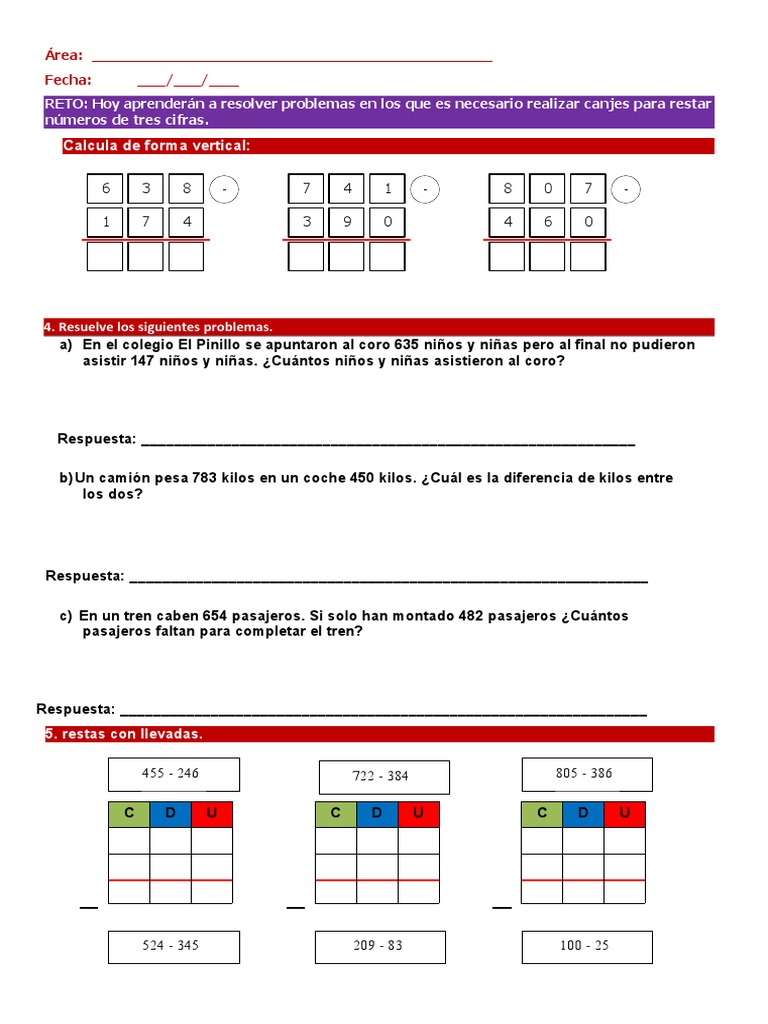Sesion.... 5-FICHA MAT | PDF