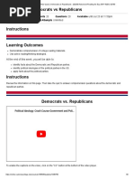 Comparison Chart: Democrat Republican | PDF | Democratic Party (United ...