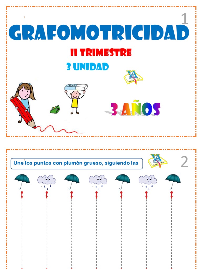 Grafomotricidad 3 | PDF