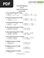 Measurement - Mass (Weight) Class 3 Worksheet | PDF | Kilogram | Gram