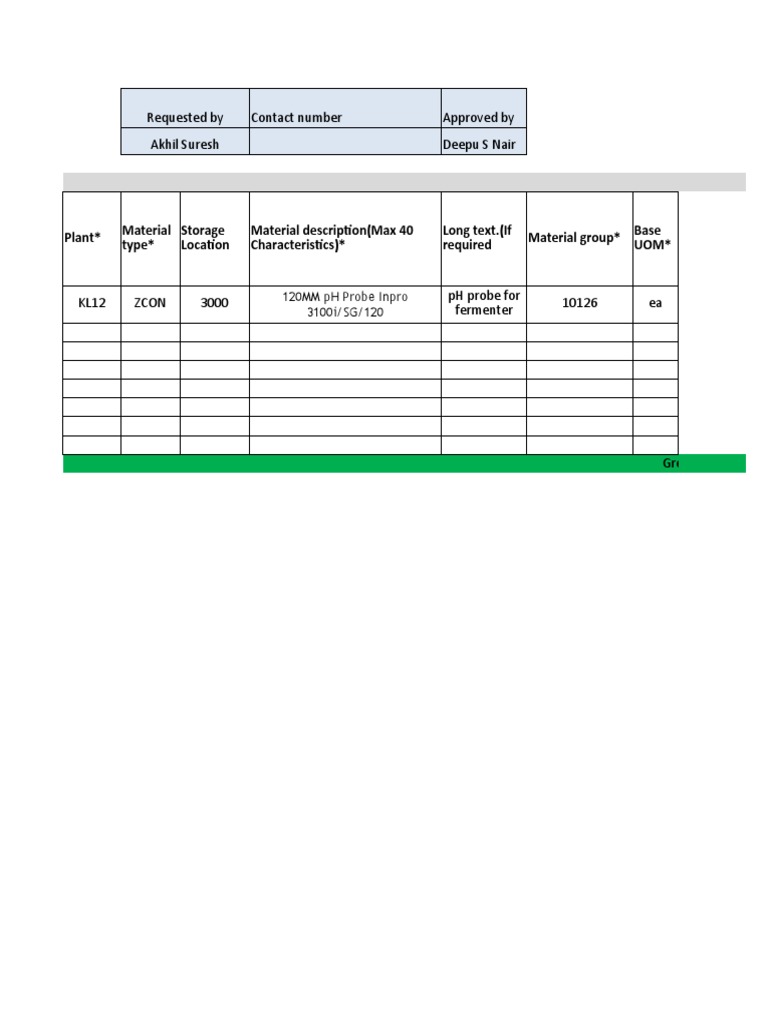 602 Material Code Template | PDF | Spice | Chili Pepper