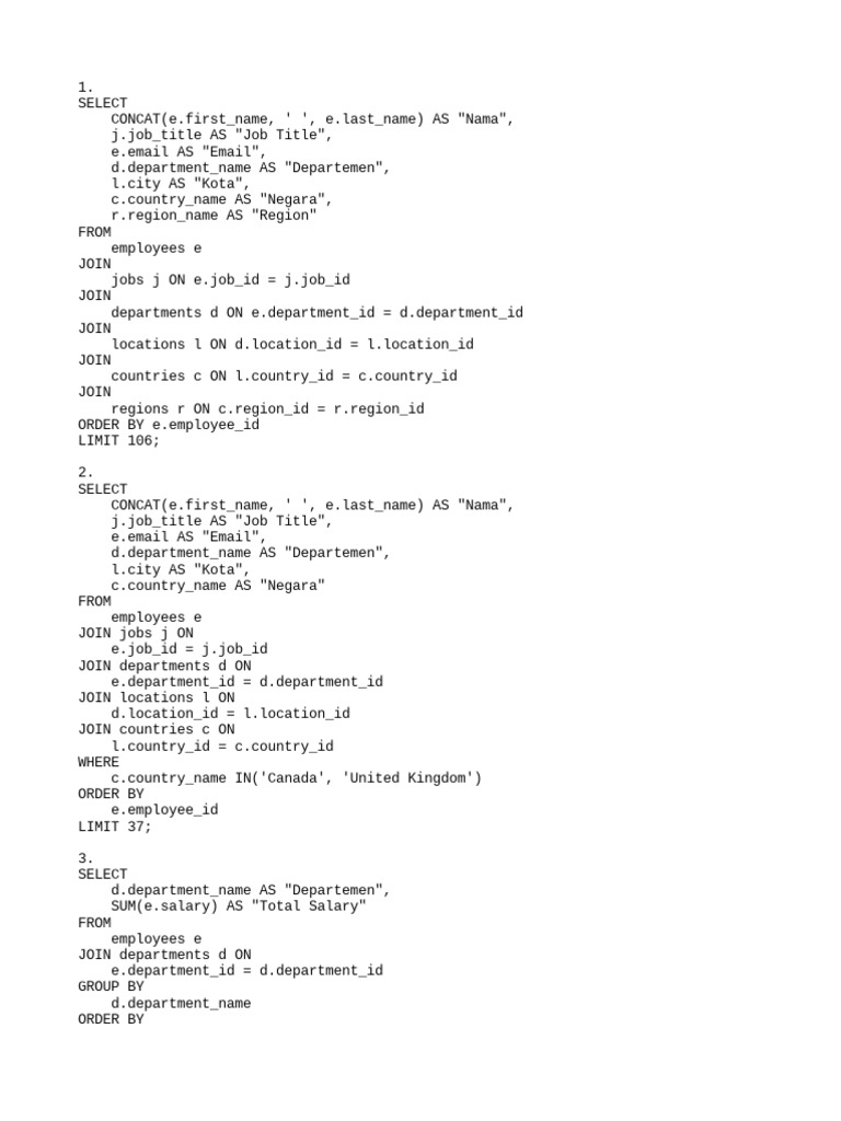 Query Tugas 8 Pdf 