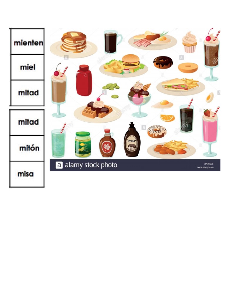 Alimentos Dulces y Salados | PDF