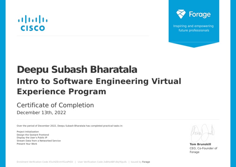 Deepu Certificate | PDF