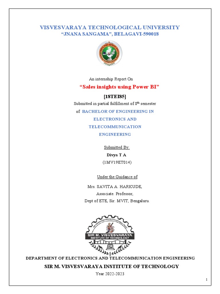 Final Intern Report | PDF | Microsoft Excel | Databases