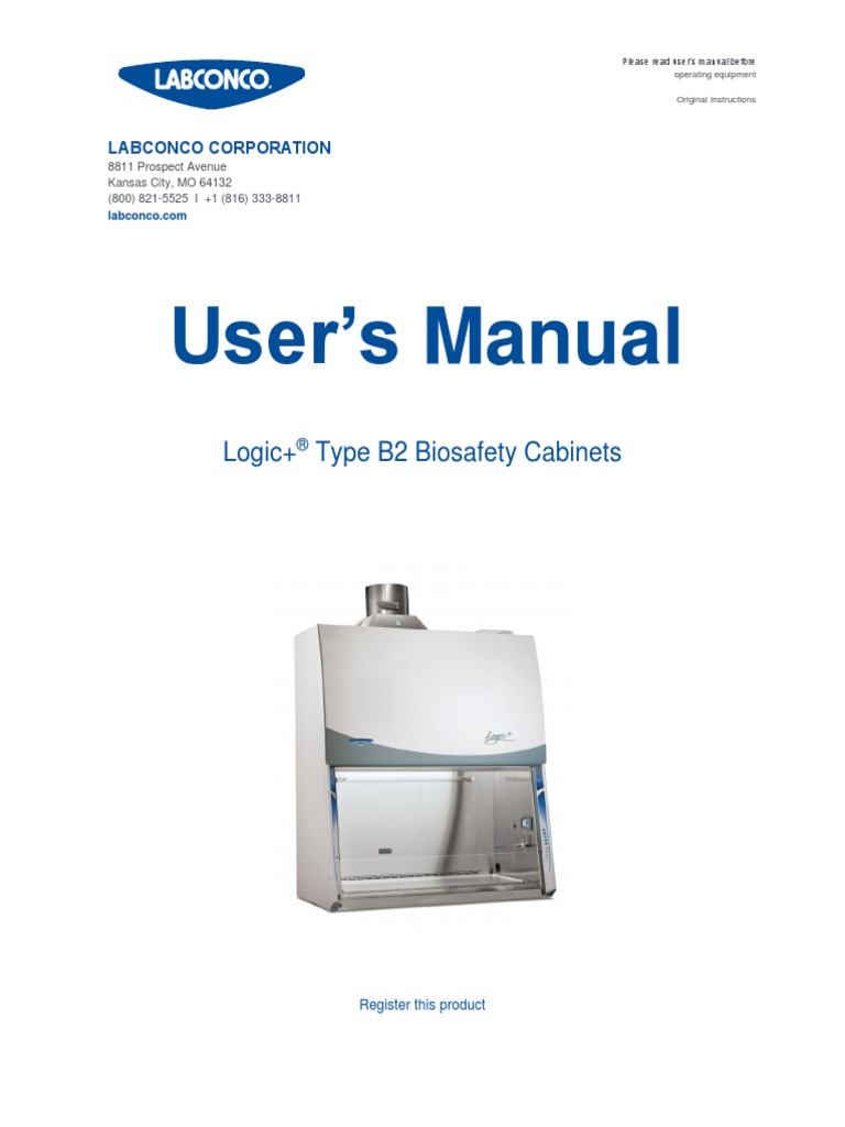 Labconco-Logic b2 Users Manual 3848331 Rev e | PDF | Manufactured Goods ...