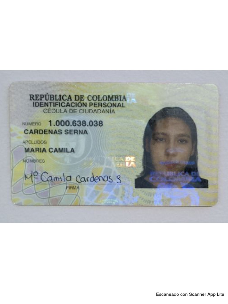 Documento de Identidad | PDF
