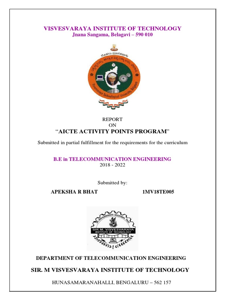 AICTE Activity Points Report 2022 | PDF | Cognition | Learning