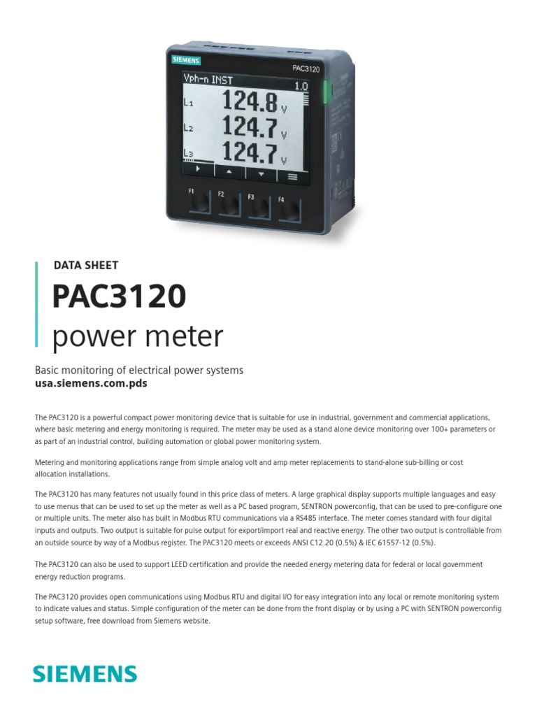 Sie SS Pac3120 | PDF | Electromagnetic Compatibility | Electrical ...