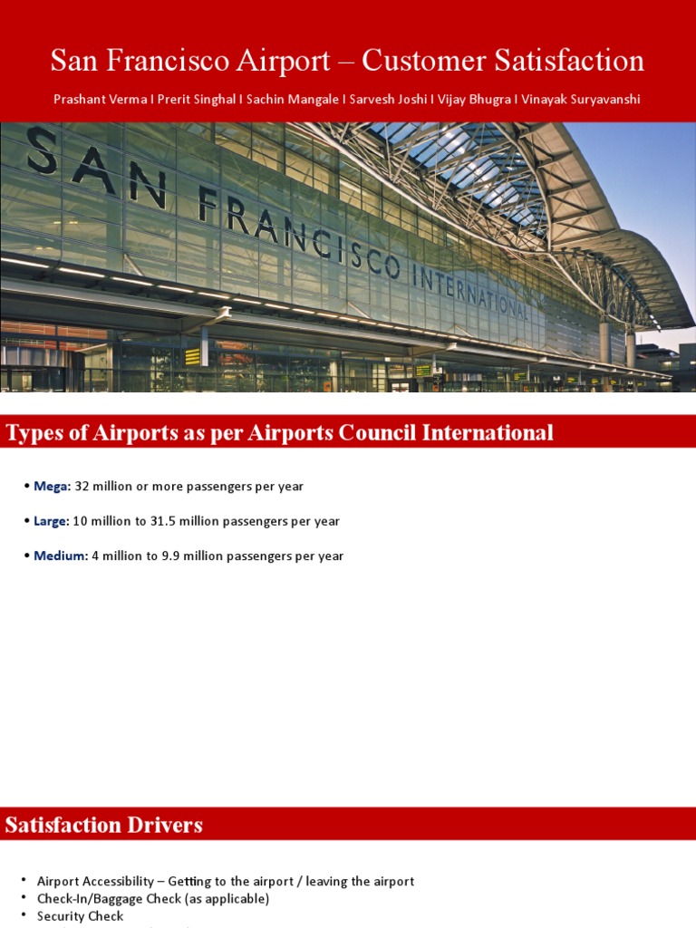 San Francisco Airport - Customer Satisfaction | PDF | Airport | Transport