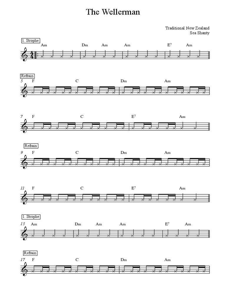 Wellerman Chords