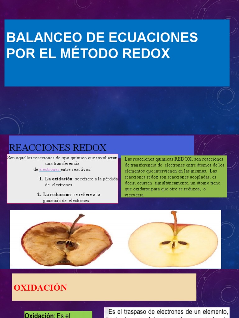 Balanceo de Ecuaciones Por El Metodo Redox | PDF | Redox | Ciencias fisicas